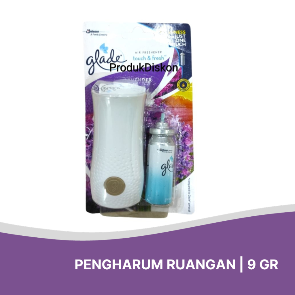 Jual GLADE Toucn n Fresh 9gr Pengharum Ruangan dengan Alat | Shopee Indonesia