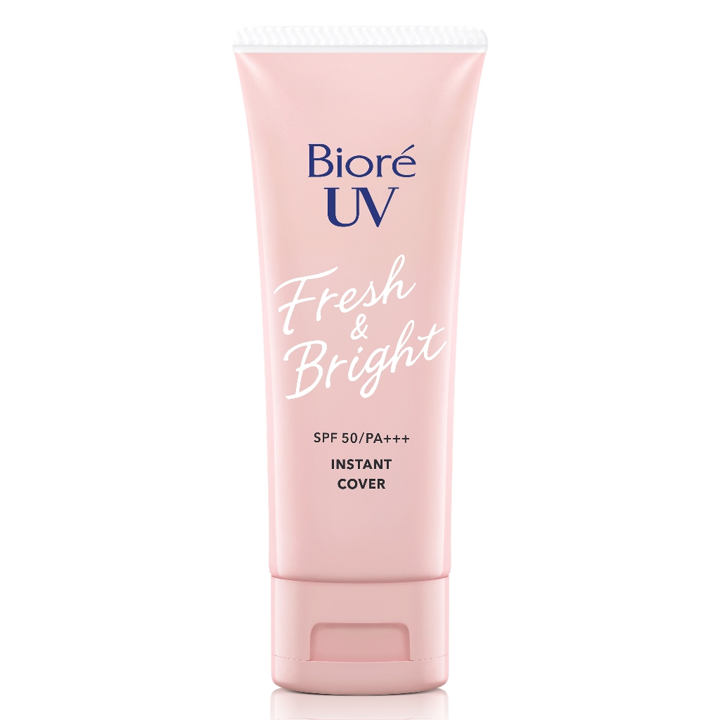 Jual Biore UV Fresh & Bright Instant Cover SPF 50+ PA+++ Sunblock ...