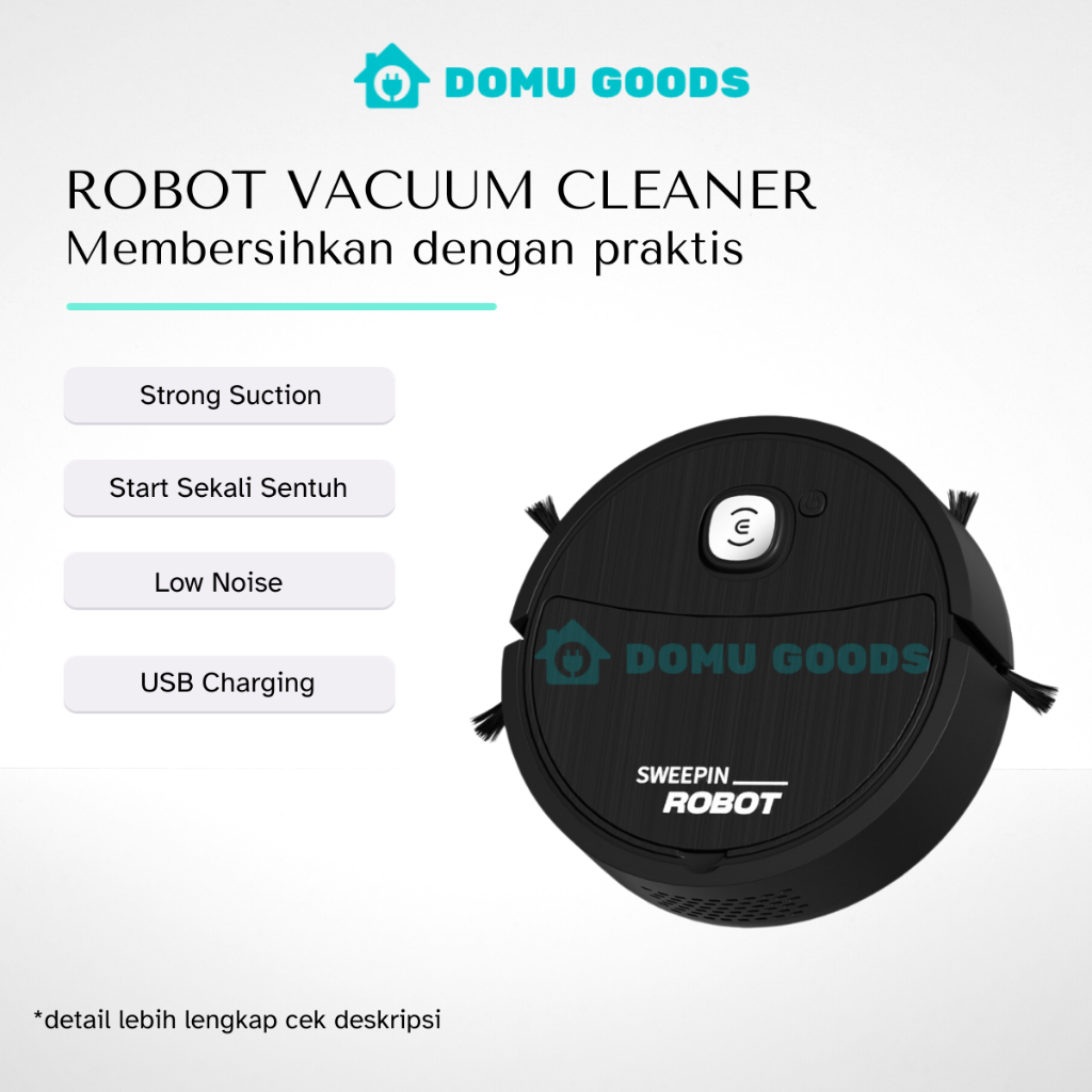 Jual DM 021 - Robot Vacuum Cleaner / Smart Swepping Robot / Sapu Penyedot Debu / Pembersih Debu ...