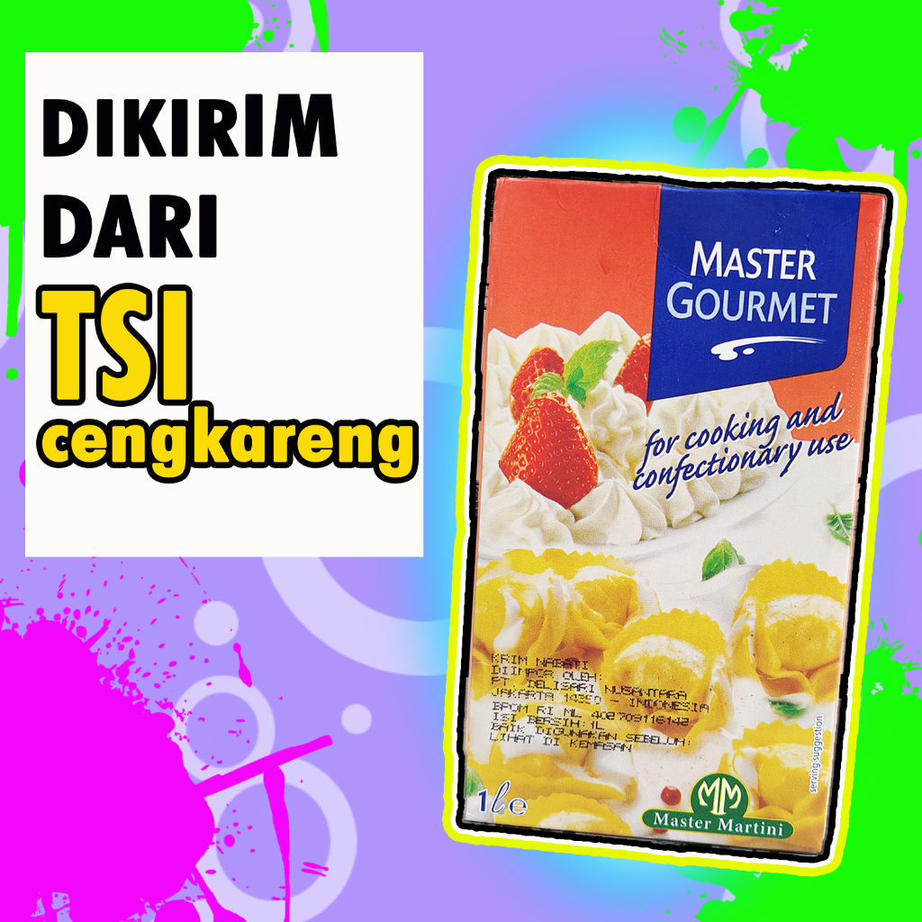 Jual MASTER GOURMET COOKING CREAM 1 LITER - MASTER MARTINI | Shopee ...