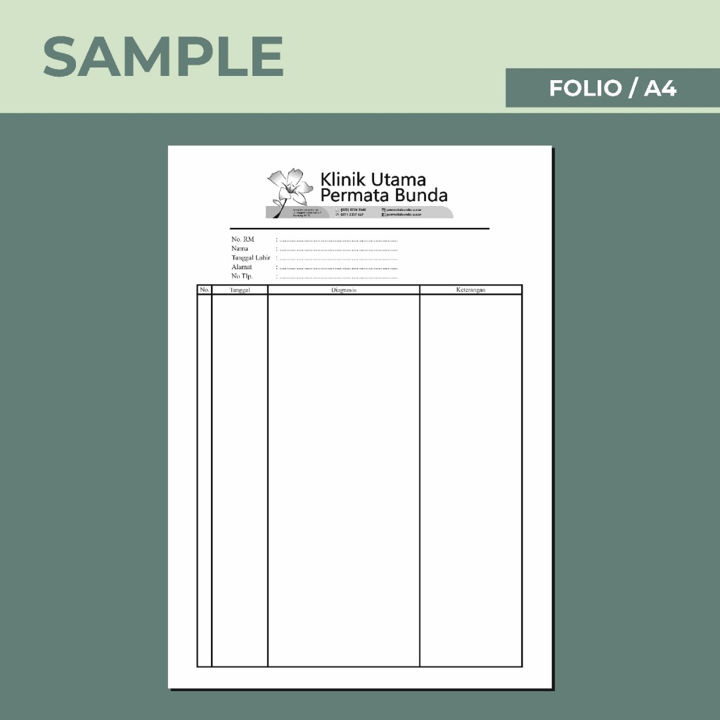 Jual CETAK HVS 1 PLY ( NOTA / FAKTUR / KWITANSI / FORM / KARCIS / SURAT ...