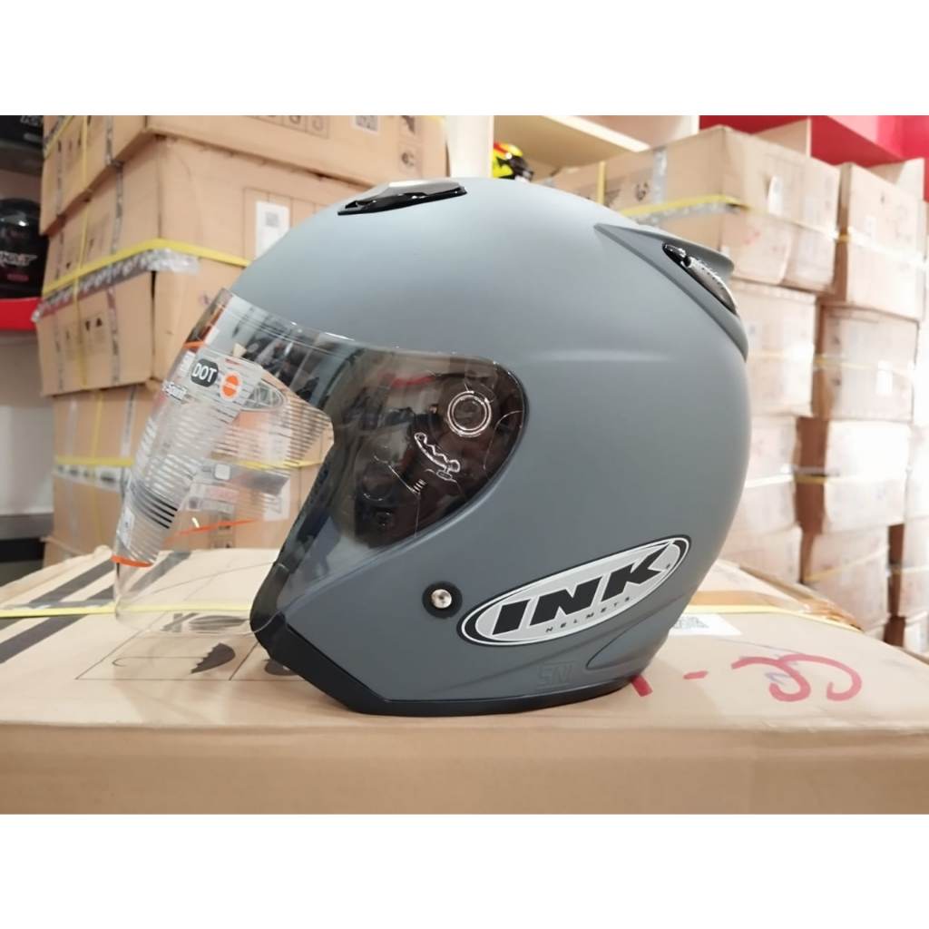 Jual HELM INK CENTRO ORIGINAL MATT GORILLA GREY MURAH HELM INK CENTRO ...