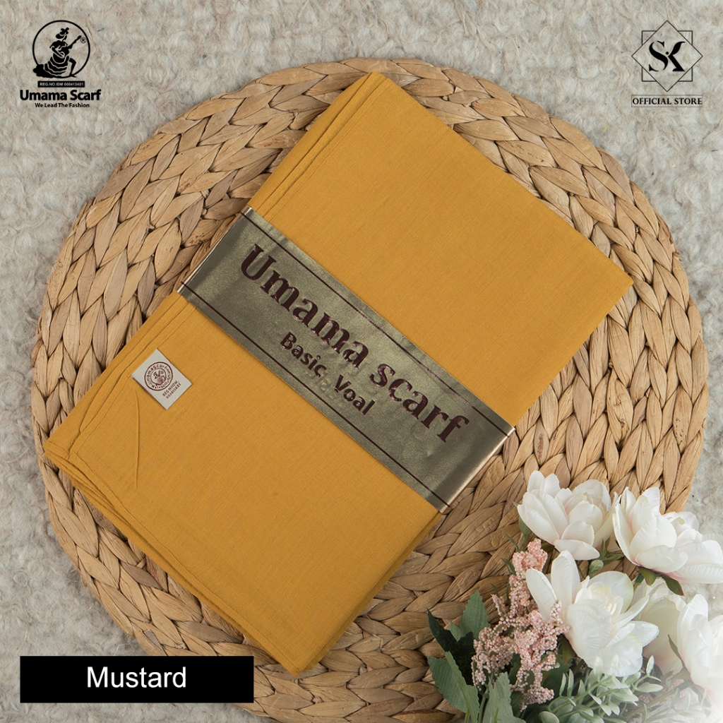 Jual Kerudung BASIC VOAL JAHIT Umama Scarf Jilbab Hijab Kerudung ...