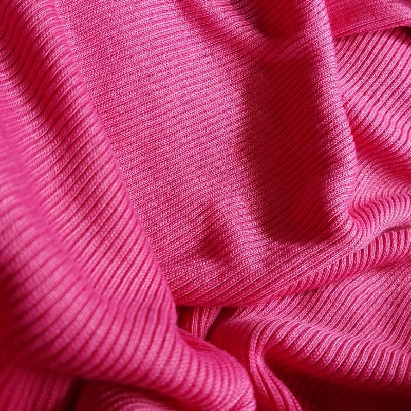Jual KAIN BAHAN KAOS RIB KNIT COTTON CVC / RIB BUR 2X2 | Shopee Indonesia