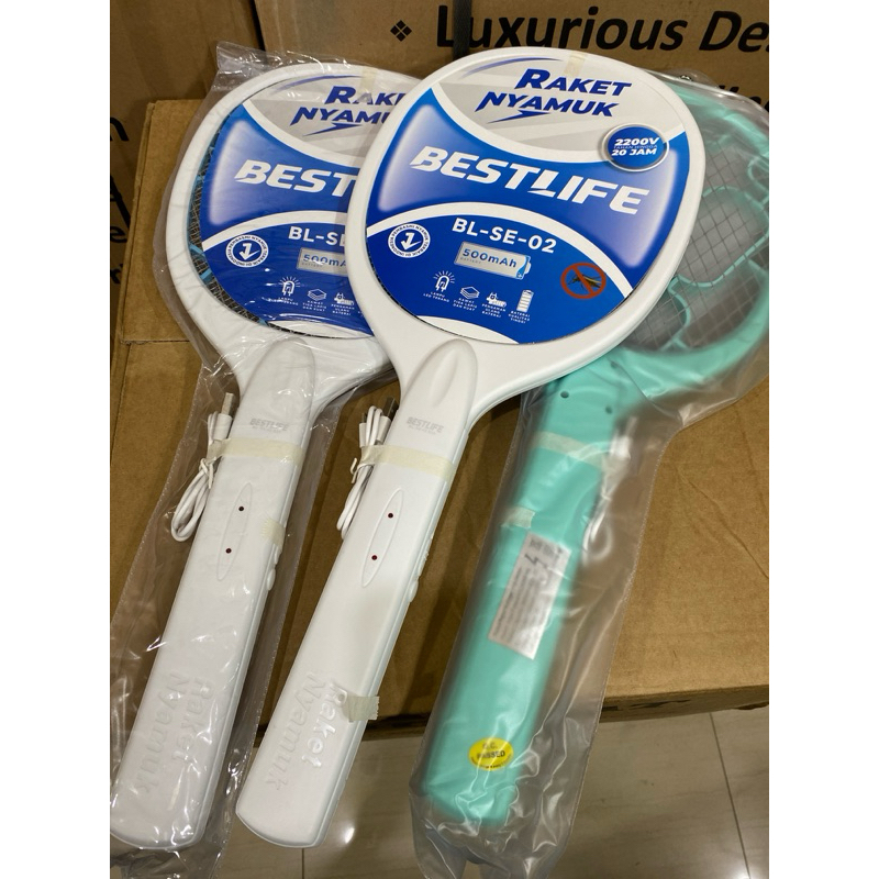 Jual RAKET NYAMUK LISTRIK 2200V BESTLIFE SE-2 | Shopee Indonesia