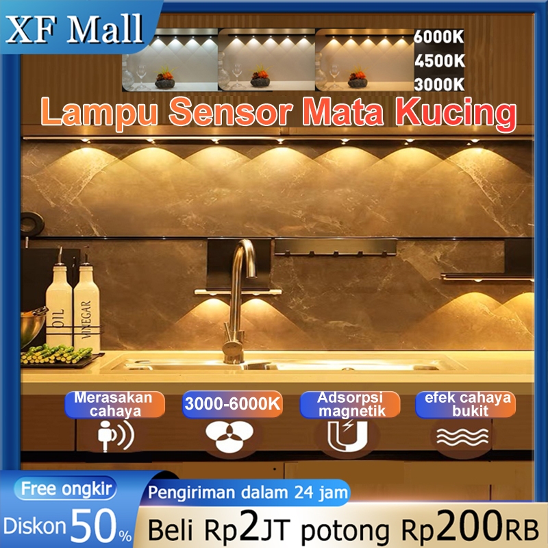 Jual 【Garansi 10 tahun】 Lampu Sensor gerak Dimmable Mata Kucing Lampu ...