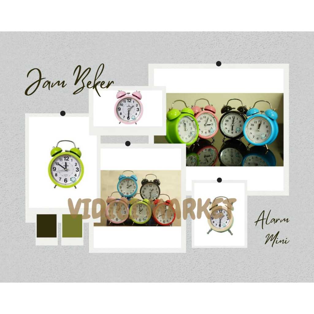 Jual JAM ESTETIK/ALARM CLOCK CLASSIC/JAM ALARM KLASIK/JAM ALARM/JAM ...