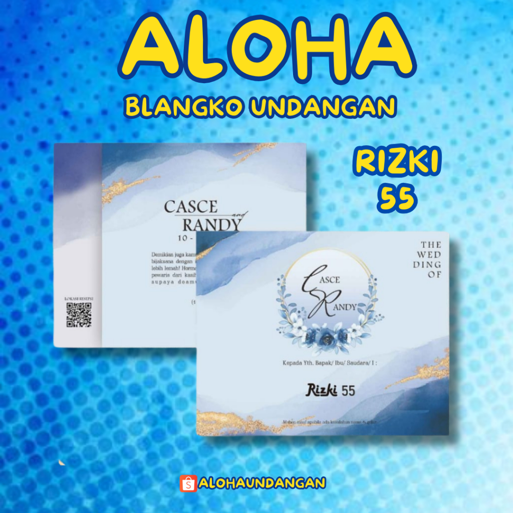 Jual BLANGKO UNDANGAN ATAU KERTAS UNDANGAN MURAH RIZKI 55 | BLANGKO ...