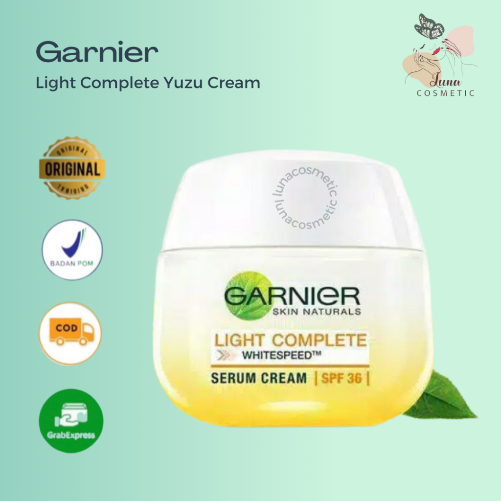 Jual Garnier Light Complete Yuzu Cream / Garnier Bright Complete ... Jual Garnier Light Complete Yuzu Cream / Garnier Bright Complete ...