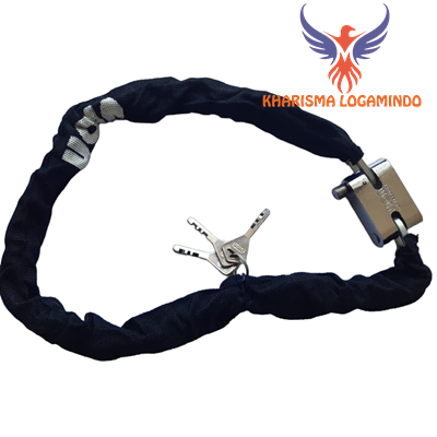 Jual Khrsma JKT - GEMBOK RANTAI BESI LAPIS KAIN 80cm KUNCI MOTOR DAN ...