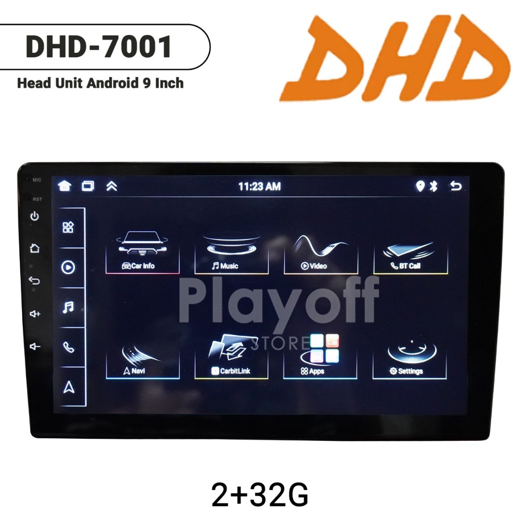 Jual RAM 2+32 GB IPS Screen Head Unit Android DHD Car Radio Bluetooth Wifi 7/9/10 Inch | Shopee ...