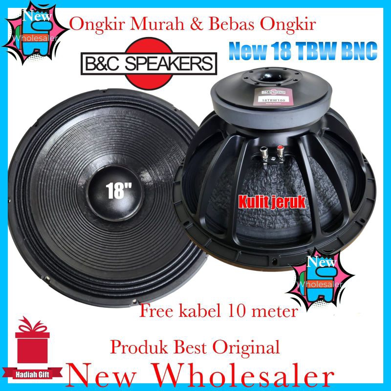 Jual speaker 18 inch Bnc 18twb 3000watt Original kulit jeruk Component ...