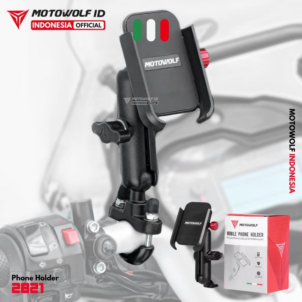 Jual Motowolf Version 3 Holder Handphone 360 Derajat V3 | Shopee Indonesia
