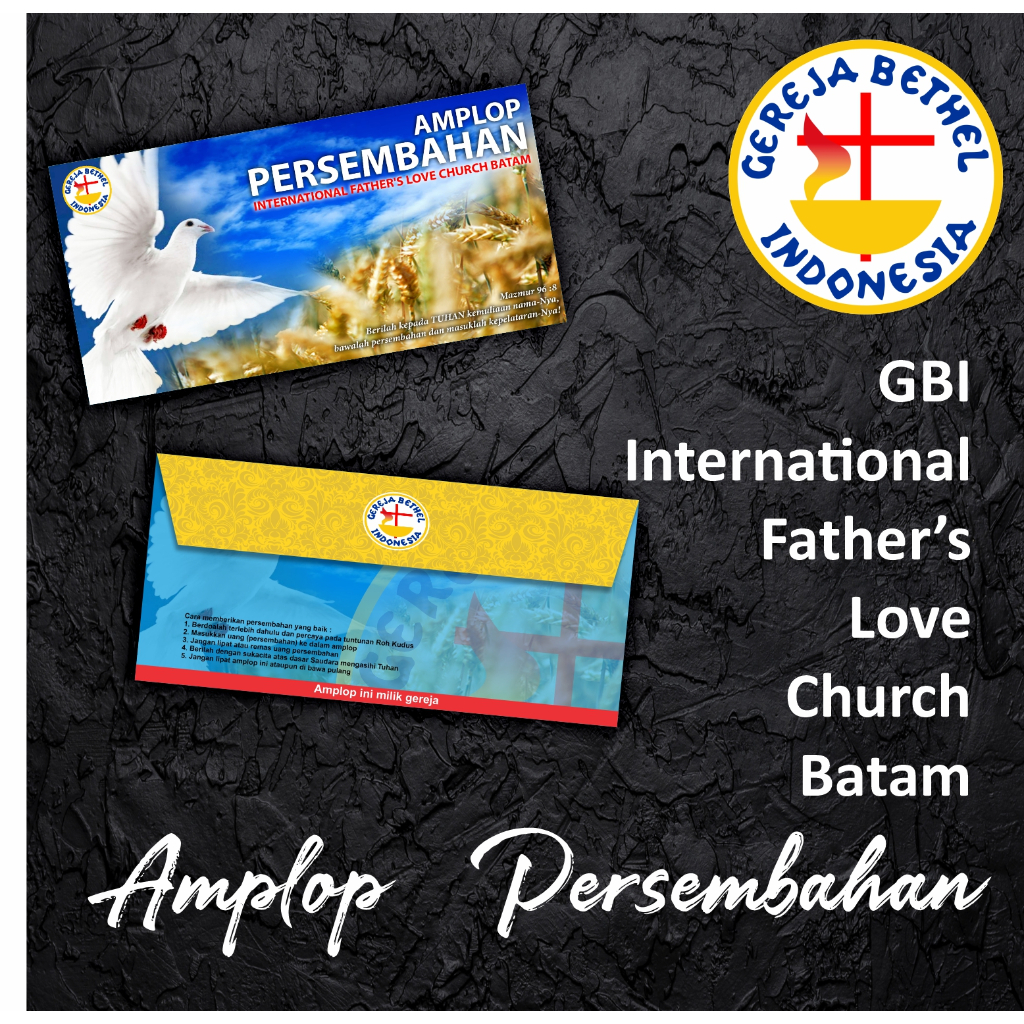 Jual Amplop Persembahan buat GBI INTERNATIONAL FATHER'S LOVE CHURCH ...
