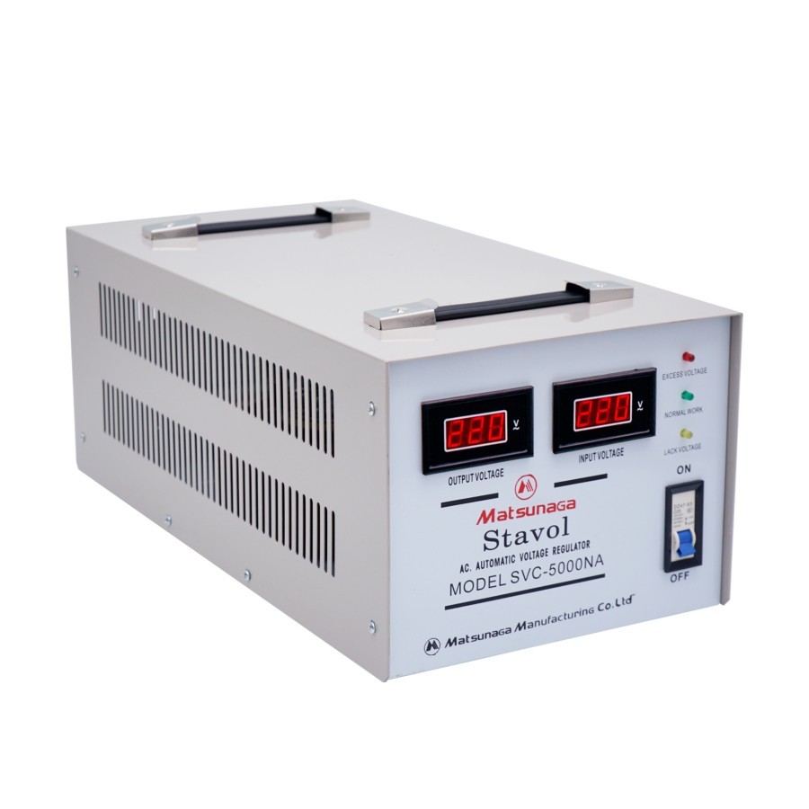 Jual Stavolt SVC 5000W Matsunaga / Stabilizer SVC 5000VA MTS / 5000 ...