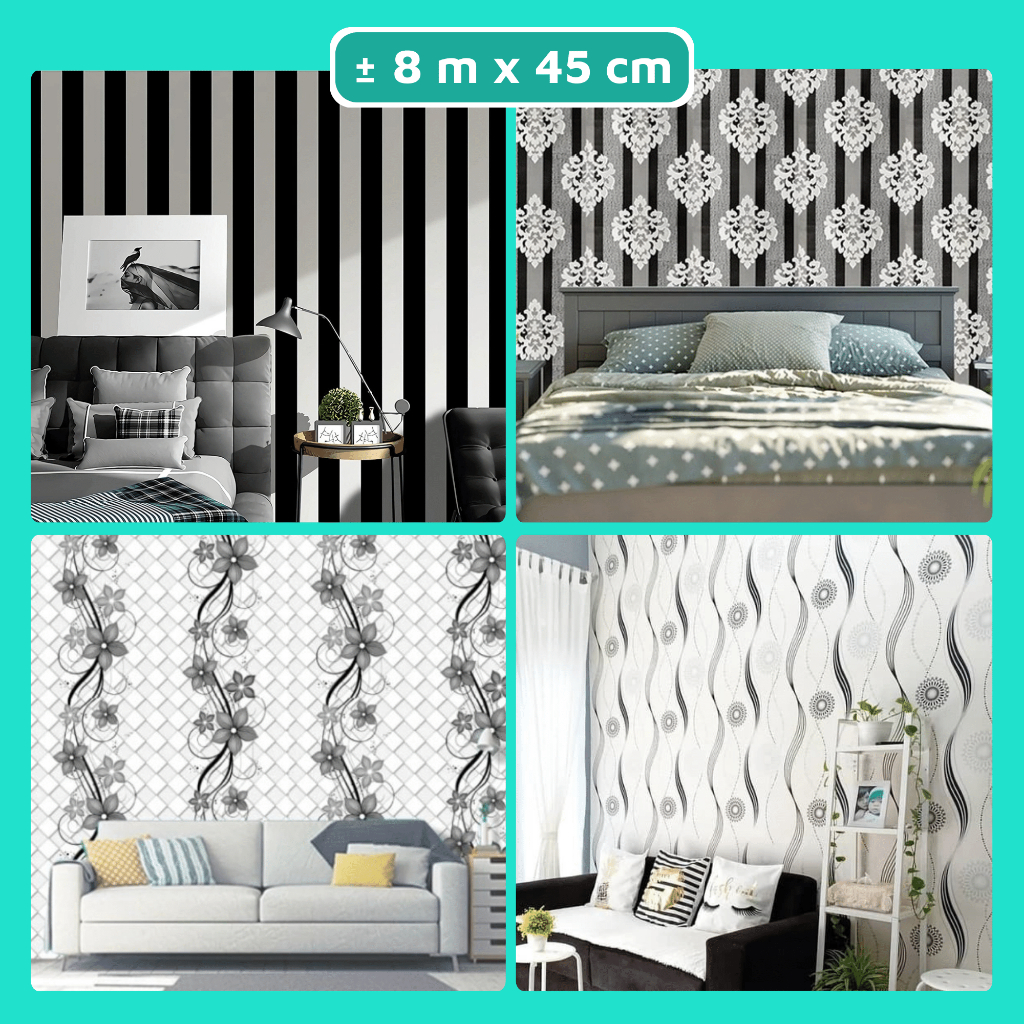 Jual Wallpaper Dinding Motif Hitam Wallpaper Dinding Hitam Wallpaper ...