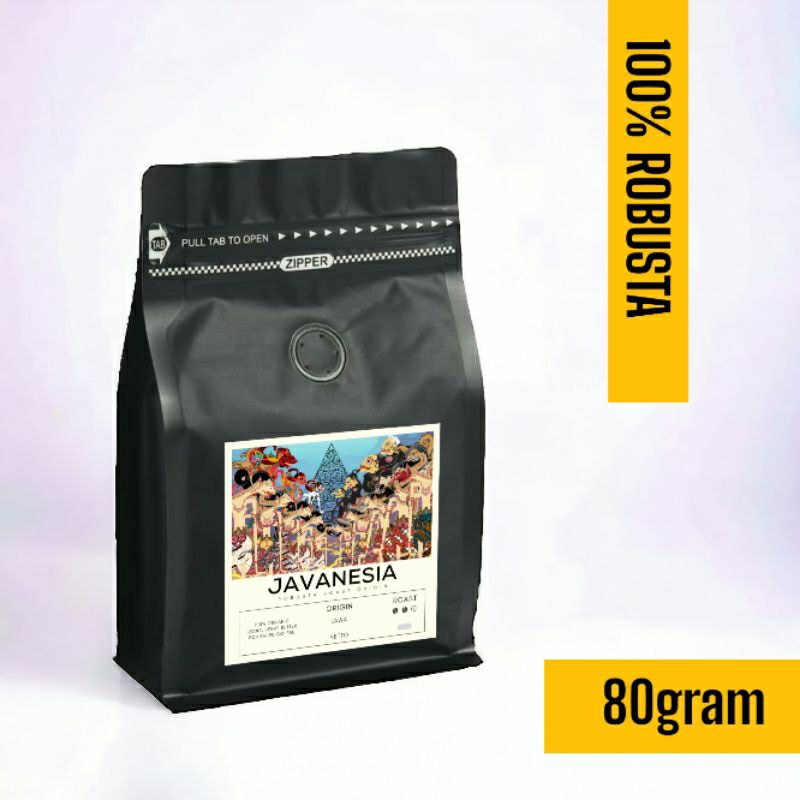 Jual Kopi Robusta Java 80 gram | Kopi Bubuk Robusta | Kopi Hitam ...