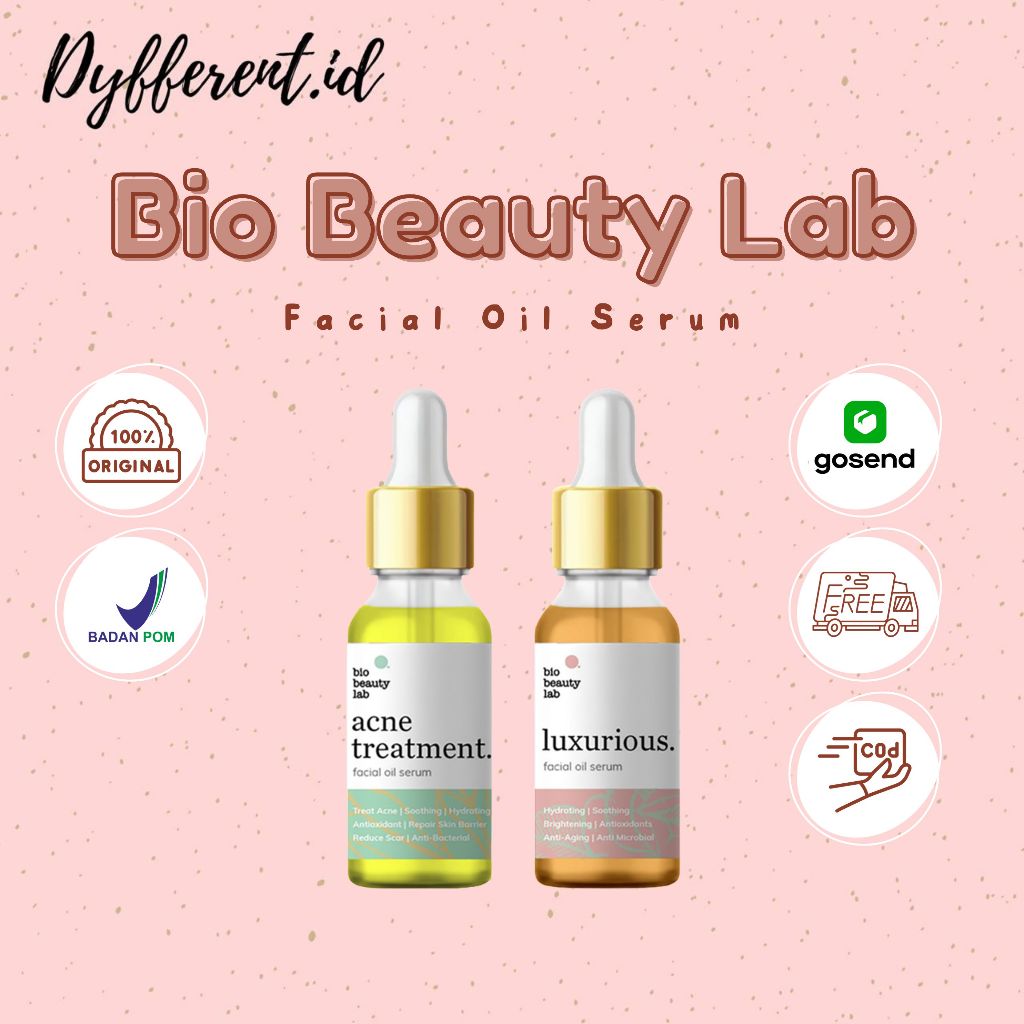 Jual Bio Beauty Lab Luxurious & Acne Treatment Healing Facial Oil Serum ...