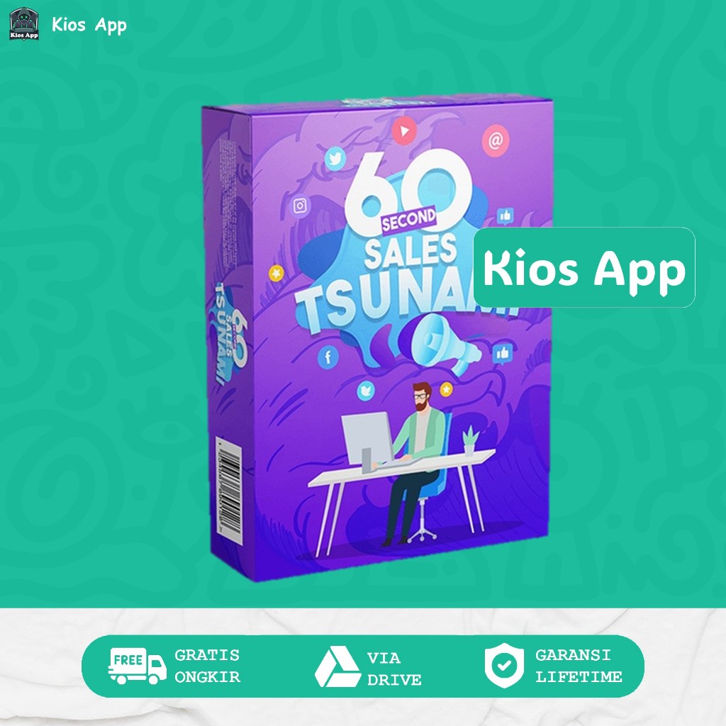 Jual TSUNAMI 60 Seconds Fast & Easy Desain Pack Sosial Media | Shopee ...