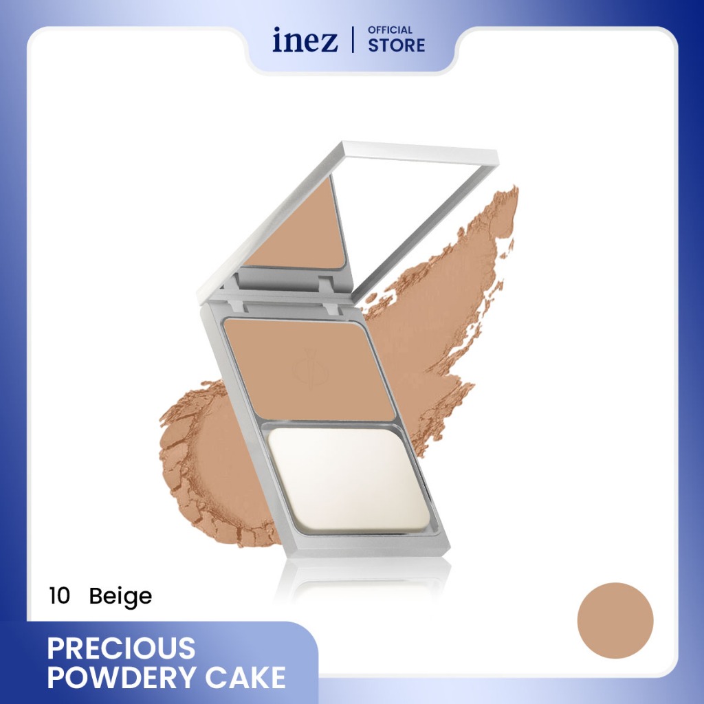 Jual Inez Precious Powdery Cake/ PPC / Two Way Cake / Pressed Powder ...