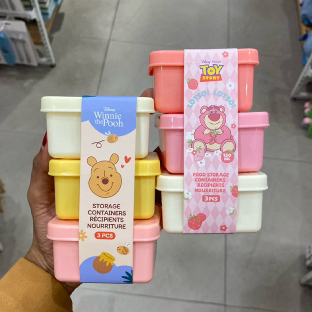 Jual MINISO Disney winnie the pooh bento box fruits theme collection ...