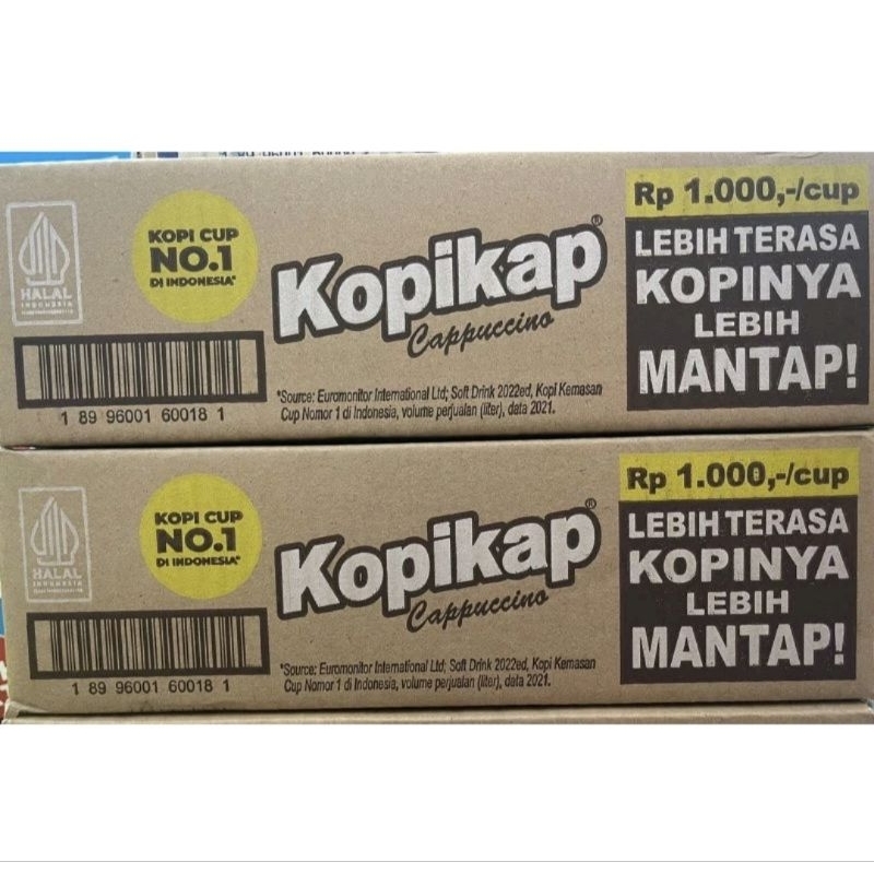 Jual Kopikap Cappucino 1 Dus (24 Cup) | Shopee Indonesia