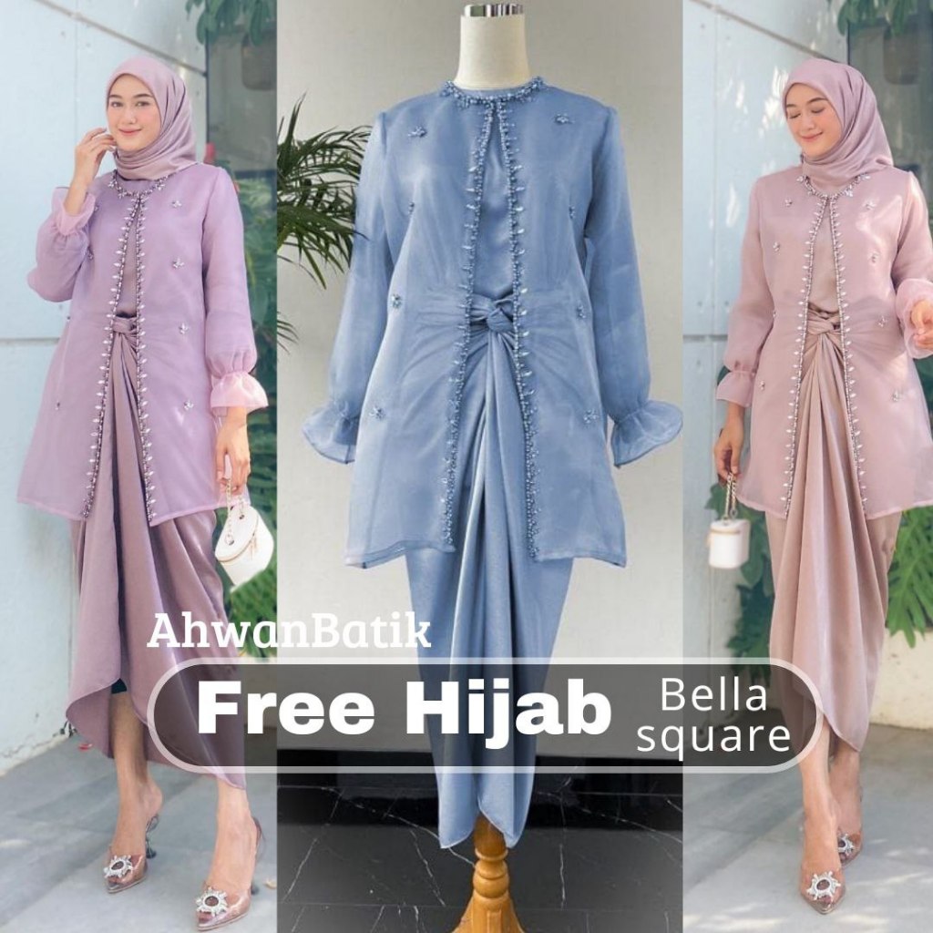 Jual (ADA JUMBO!) ONESET JEMMA ORGANZA PREMIUM OUTFIT KONDANGAN SETELAN ...