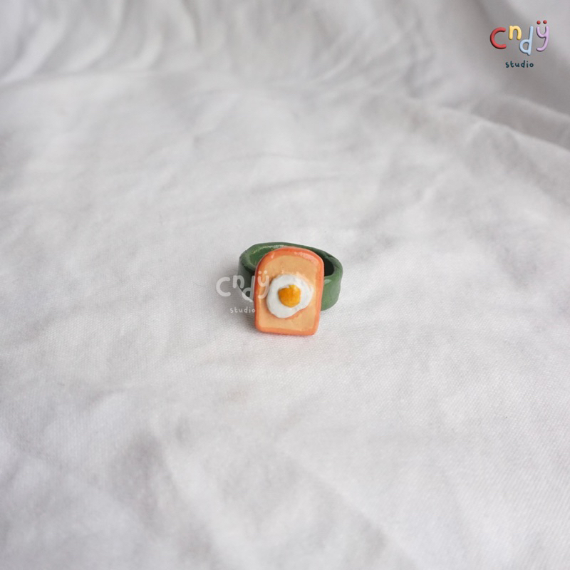 Jual Sunny Side Up Clay Ring | Shopee Indonesia