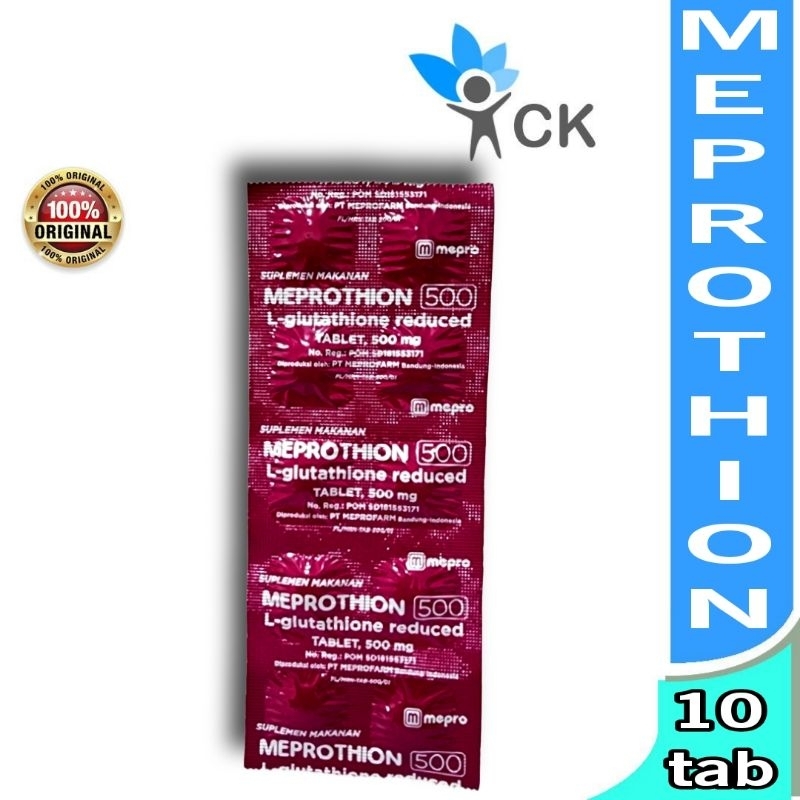Jual MEPROTHION 500 MG STRIP ISI 10 TABLET suplemen kecantikan wanita ...