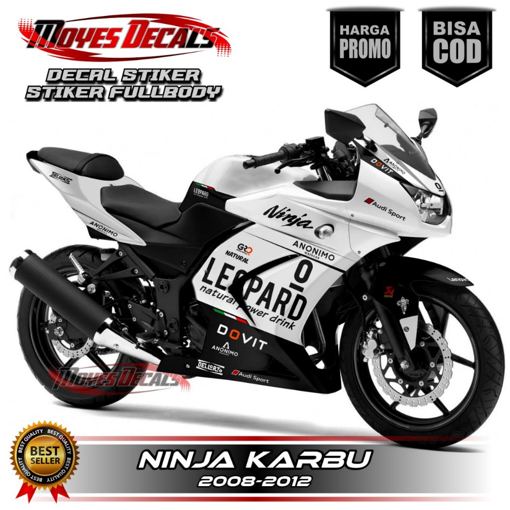 Jual (COD) Decal Ninja RR 150 Full Body - Stiker Ninja RR 150 Full Body ...