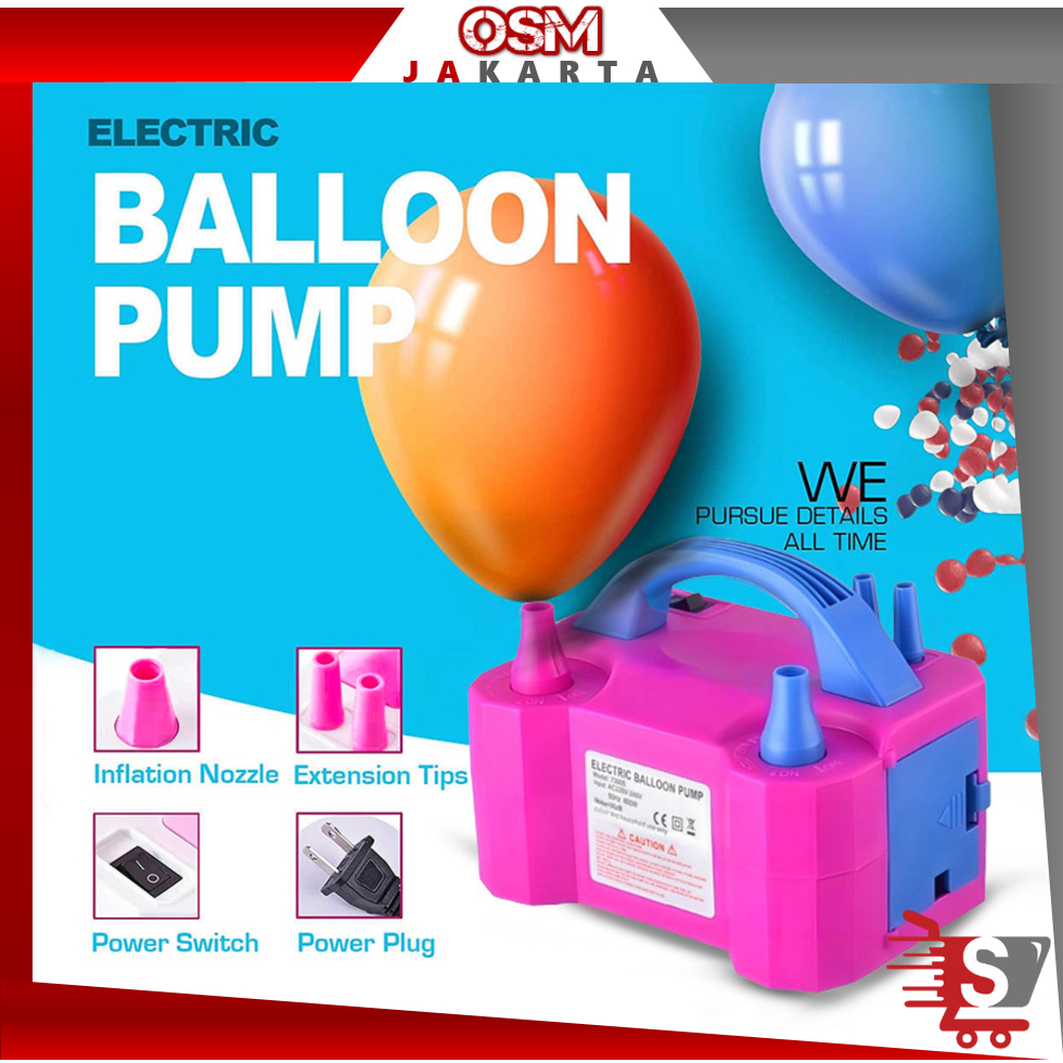 Jual OSM JKT 5950 Pompa Balon Elektrik Praktis / Electric Balloon Pump ...