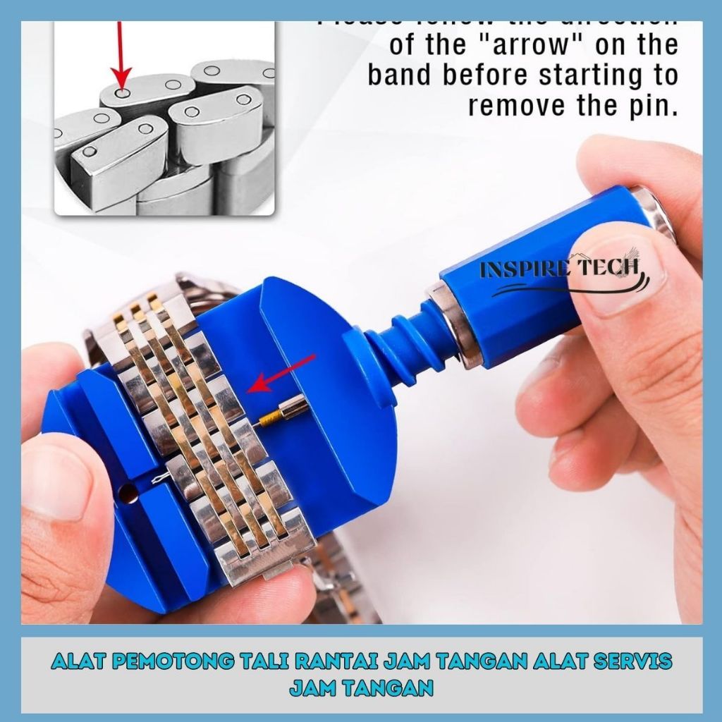 Jual Alat Potong Rantai Jam Tangan Alat Reparasi Strap Pemotong Rantai ...