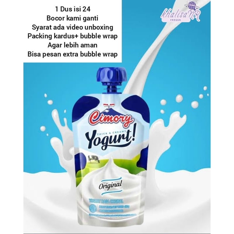 Jual Cimory yogurt squeeze 120 gram Rasa Original | Shopee Indonesia
