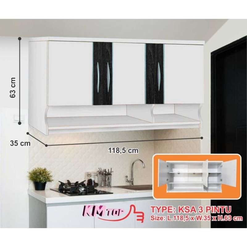 Jual Kitchen set lemari atas gantung rak dapur minimalis - KSA KMTop ...