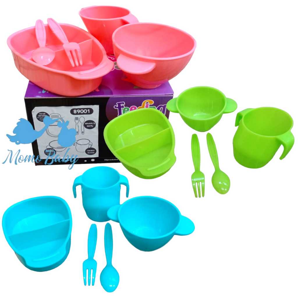 Jual Nishikawa NS89001 Perlengkapan Bayi Feeding Set Mini - BPA free ...