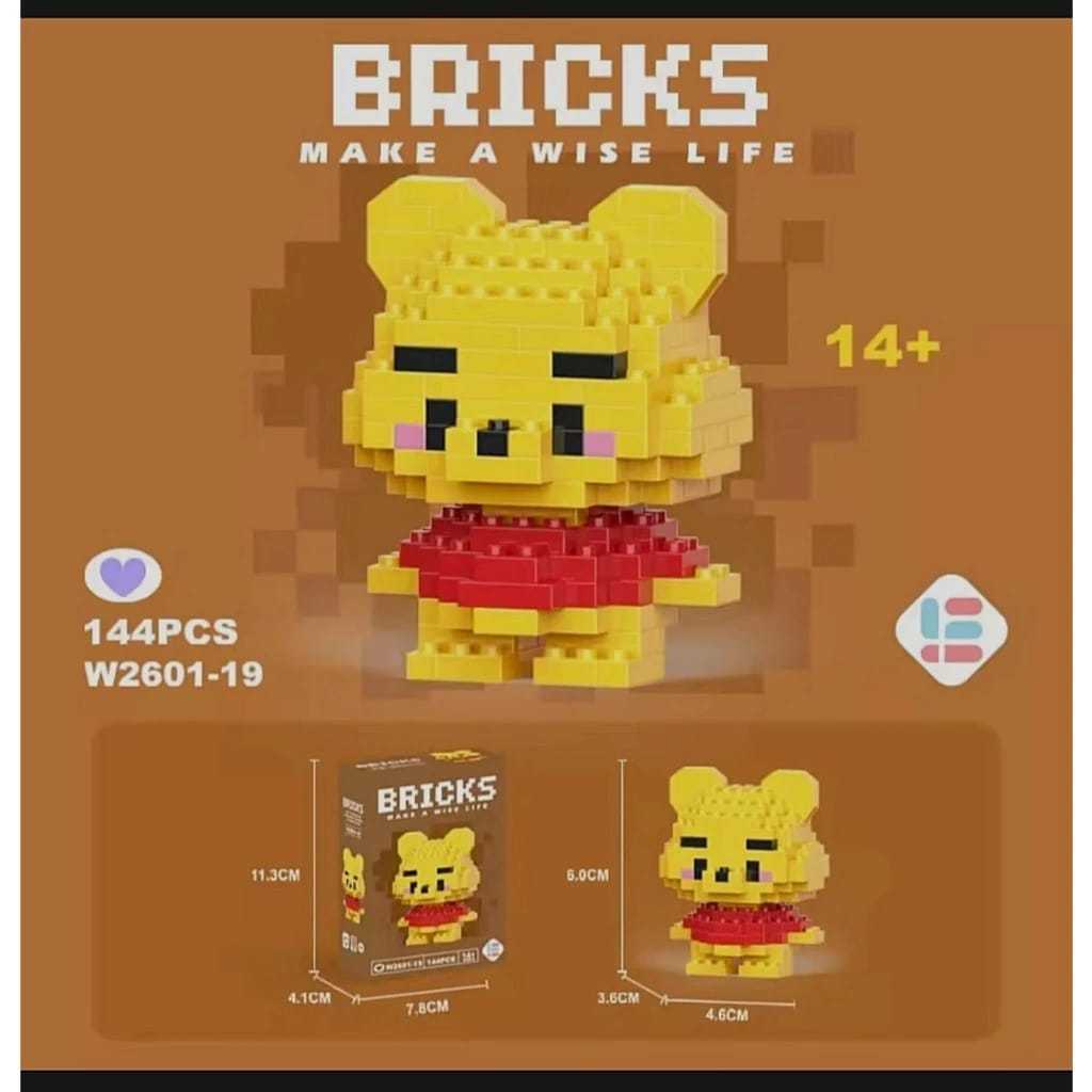 Jual {COD-SUMATERA} Nano Block Model Edukasi Anak DIY Mini Lego Bricks ...