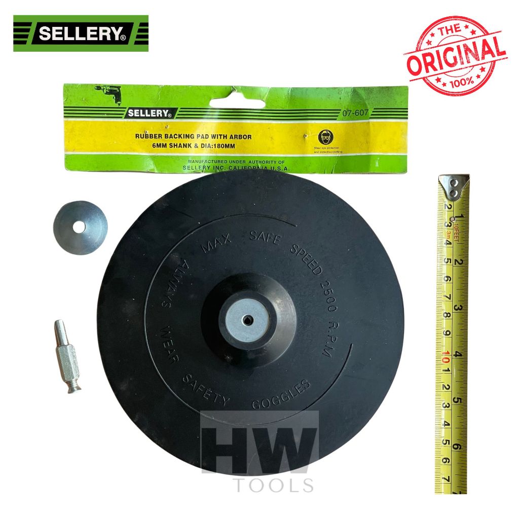 Jual Sellery Tatakan Poles Karet 7" Flexible Rubber Backing Pad Wool 07 ...