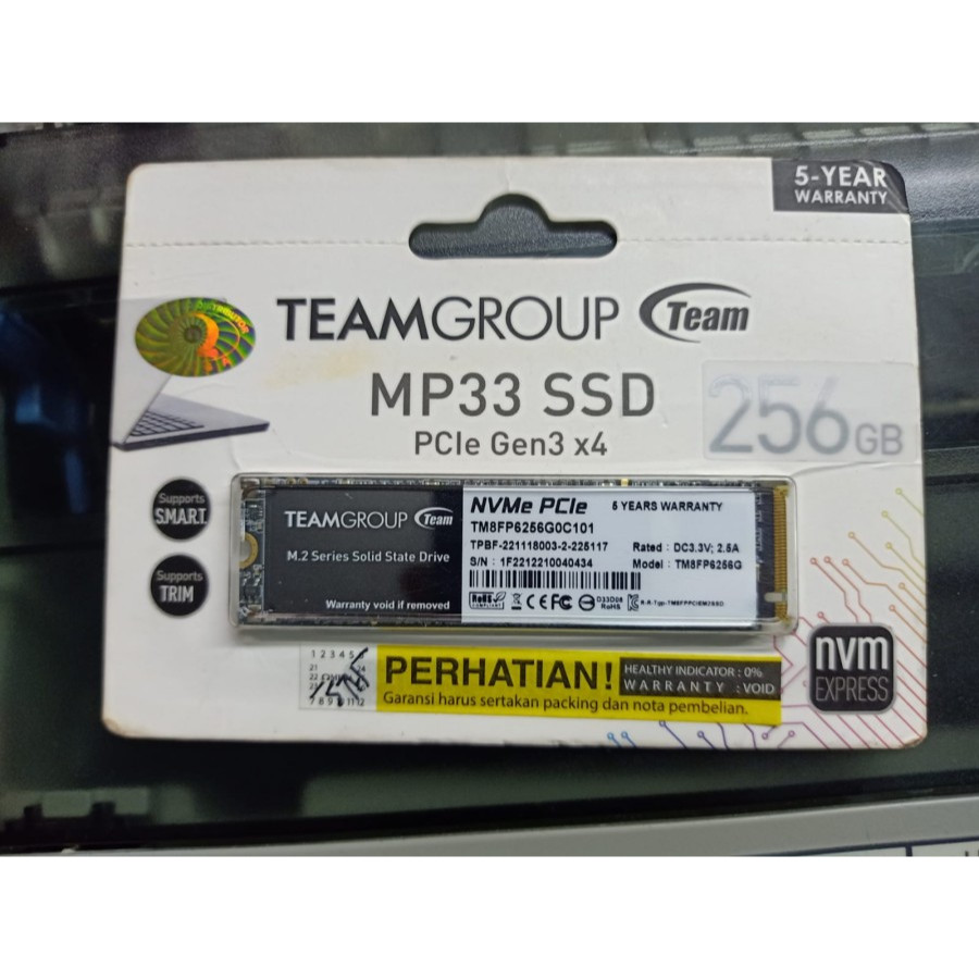 Jual TEAMGROUP MP33 SSD 256GB Garansi 5 Tahun | Shopee Indonesia