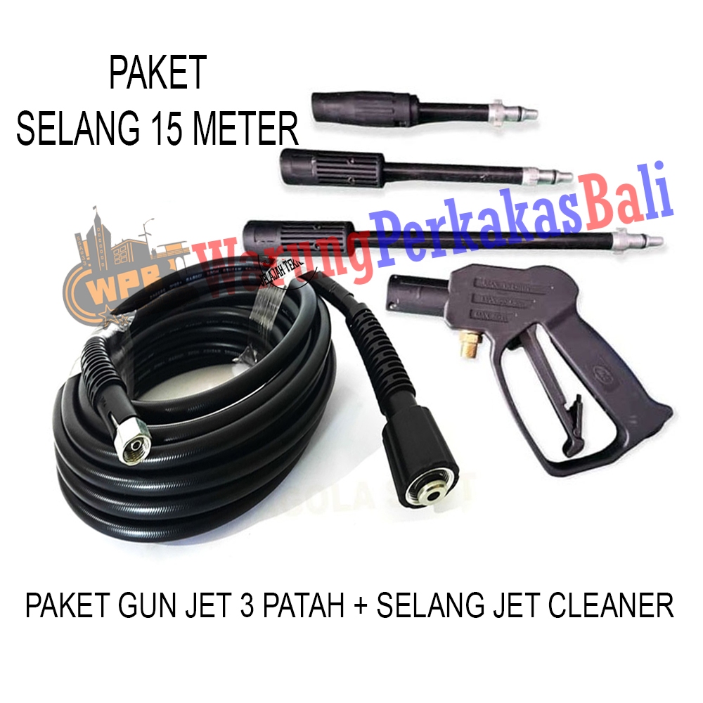Jual PAKET!!! MOLLAR Selang Jet Cleaner 15 Meter Selang Mesin Cuci ...