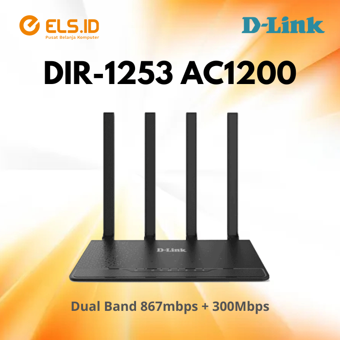 Jual D-Link DIR-1253 Wireless AC1200 Gigabit Router | Shopee Indonesia