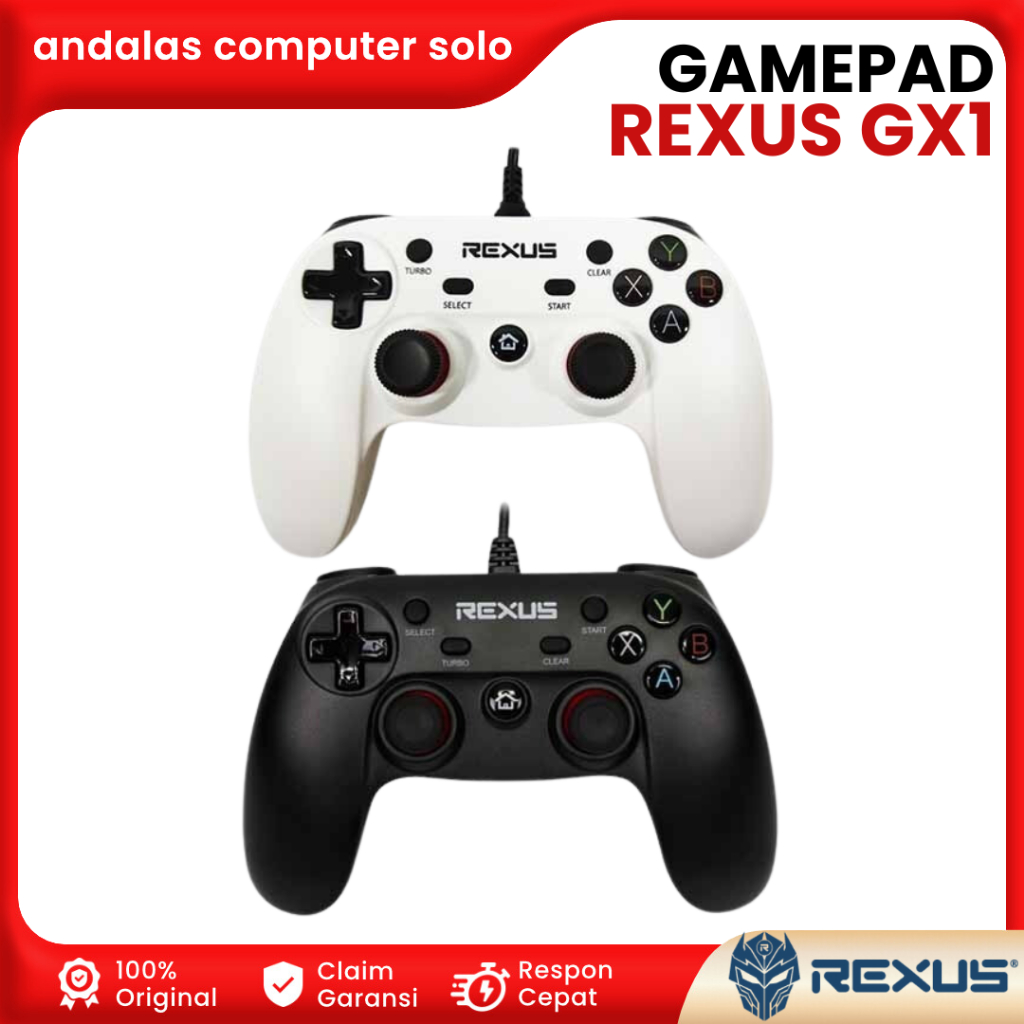 Jual GAMEPAD JOYSTICK STICK PS PLAYSTATION GAMING REXUS GLADIUS REXUS ...