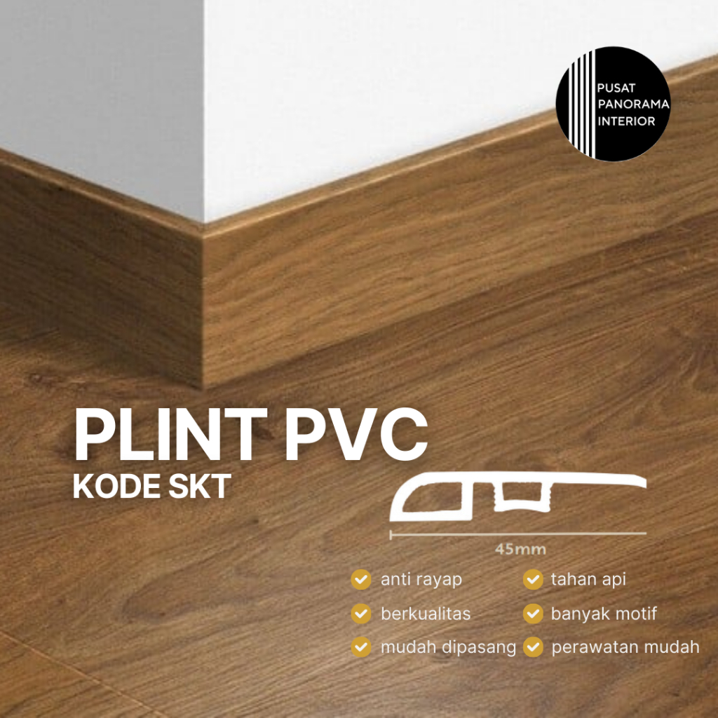 Jual Plint Lantai WPC High Quality Pembatas Dinding dan Lantai Anti Air ...