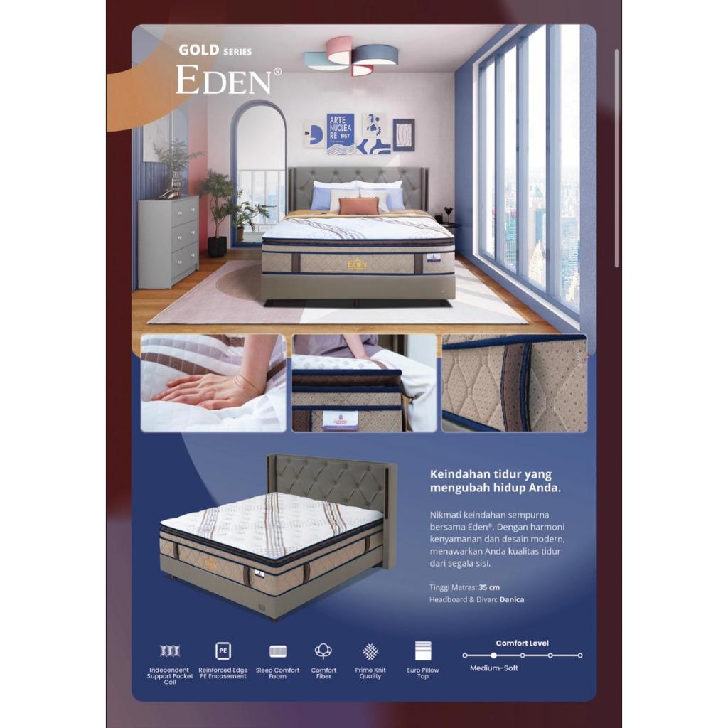 Jual Spring Bed Olympic Gold Series Eden Kasur Spring Bed KHUSUS BOGOR ...
