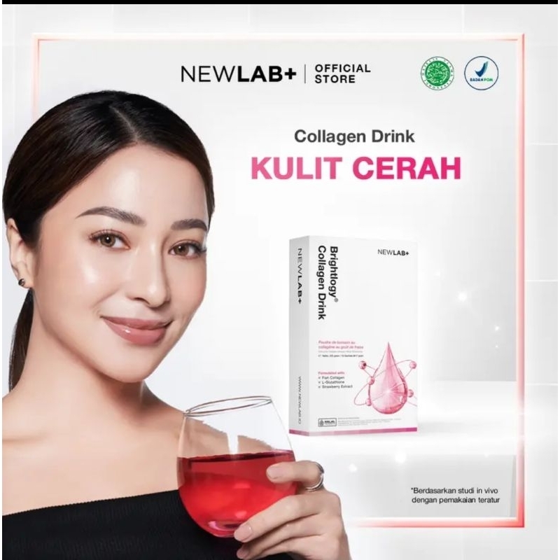Jual NEWLAB brightlogy collagen drink - minuman pencerah kulit | Shopee ...