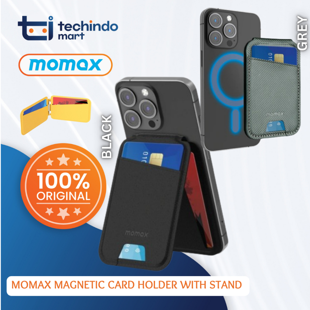 Jual Card Holder Wallet Magnet Momax Magnetic Magsafe Dompet Kartu ...