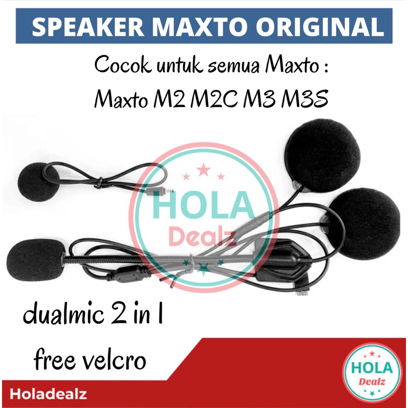 Jual PART HEADSET INTERCOM MAXTO M2 SPEAKER MAXTO M2 HEADSET MAXTO M2 ...