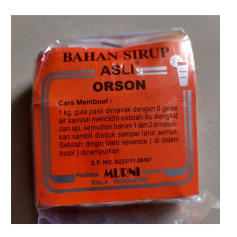 Jual BAHAN SIRUP ASLI/BAHAN SYRUP/MURNI/40GR/KHAS SOLO | Shopee Indonesia
