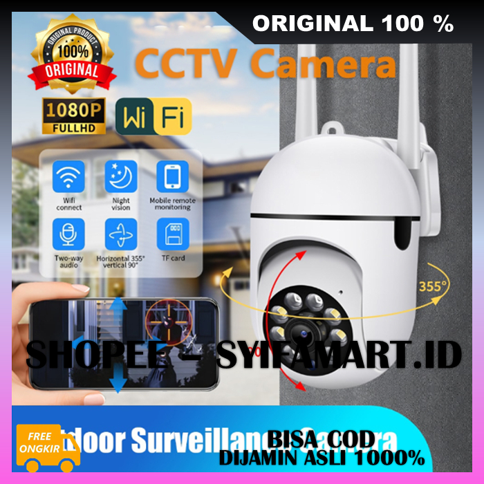 Jual CCTV IP Panoramic Wireless CCTV Outdoor Wireless Control Jarak ...