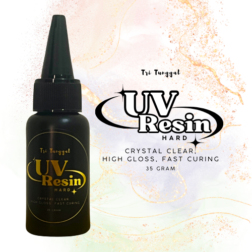 Jual Resin UV Kemasan 35gr Gel Resin Transparan Ultraviolet Lapis Kaca ...