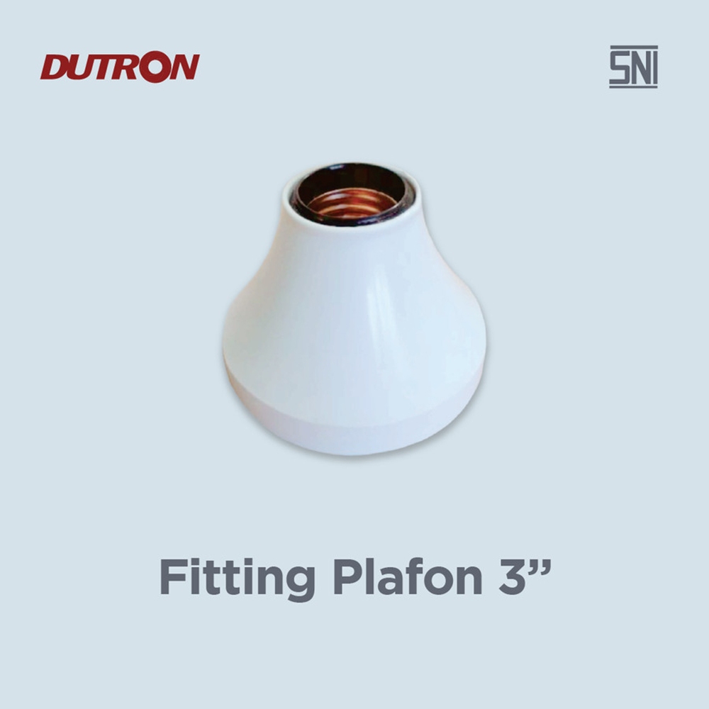 Jual Fitting Lampu Plafon Bulat Fiting Lampu Plafon Bulat 3 inch E27 ...